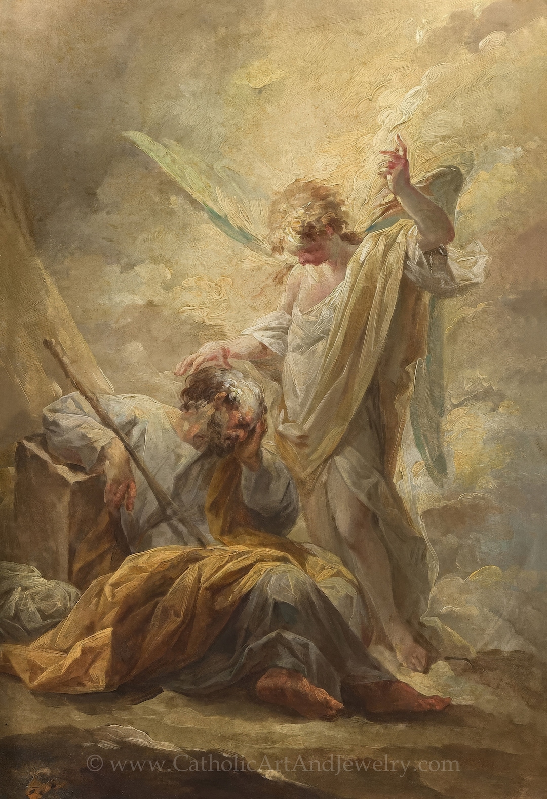 New! St. Josephs Dream – Sleeping Joseph – by Vicente López Portaña ...