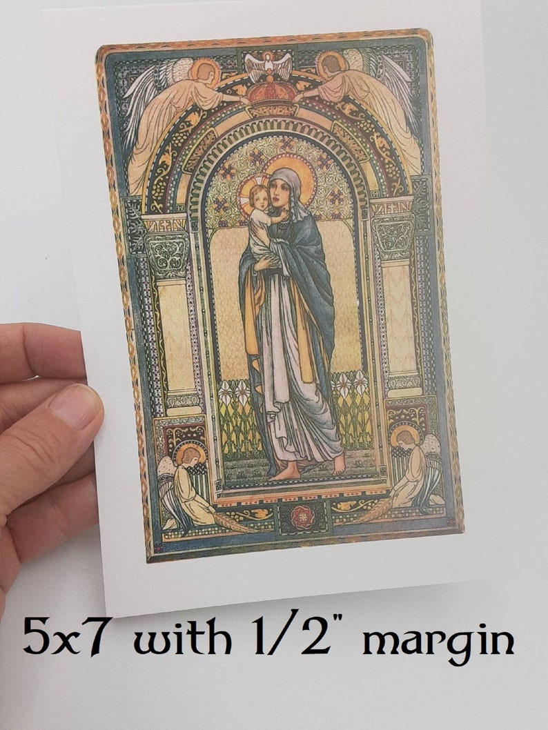 Madonna and Child 5 Sizes by Jeanne Antoinette Labrousse | Etsy Australia