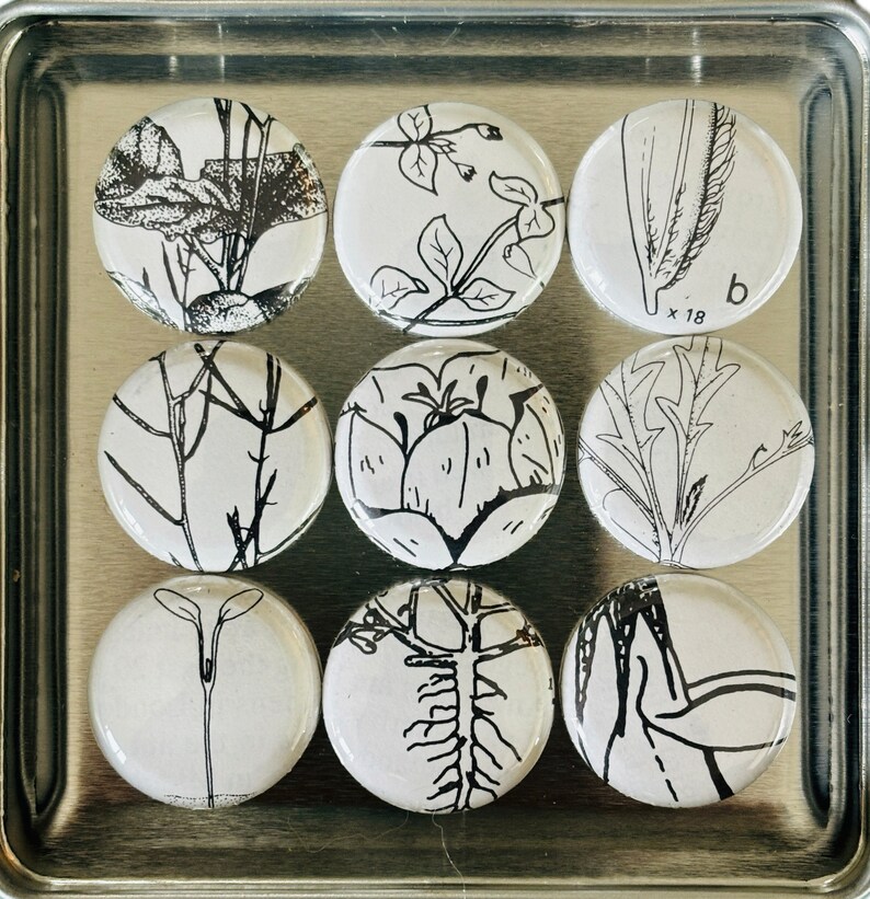 Handmade 1 Round Magnets Featuring Maps, Vintage Papers and Other ...