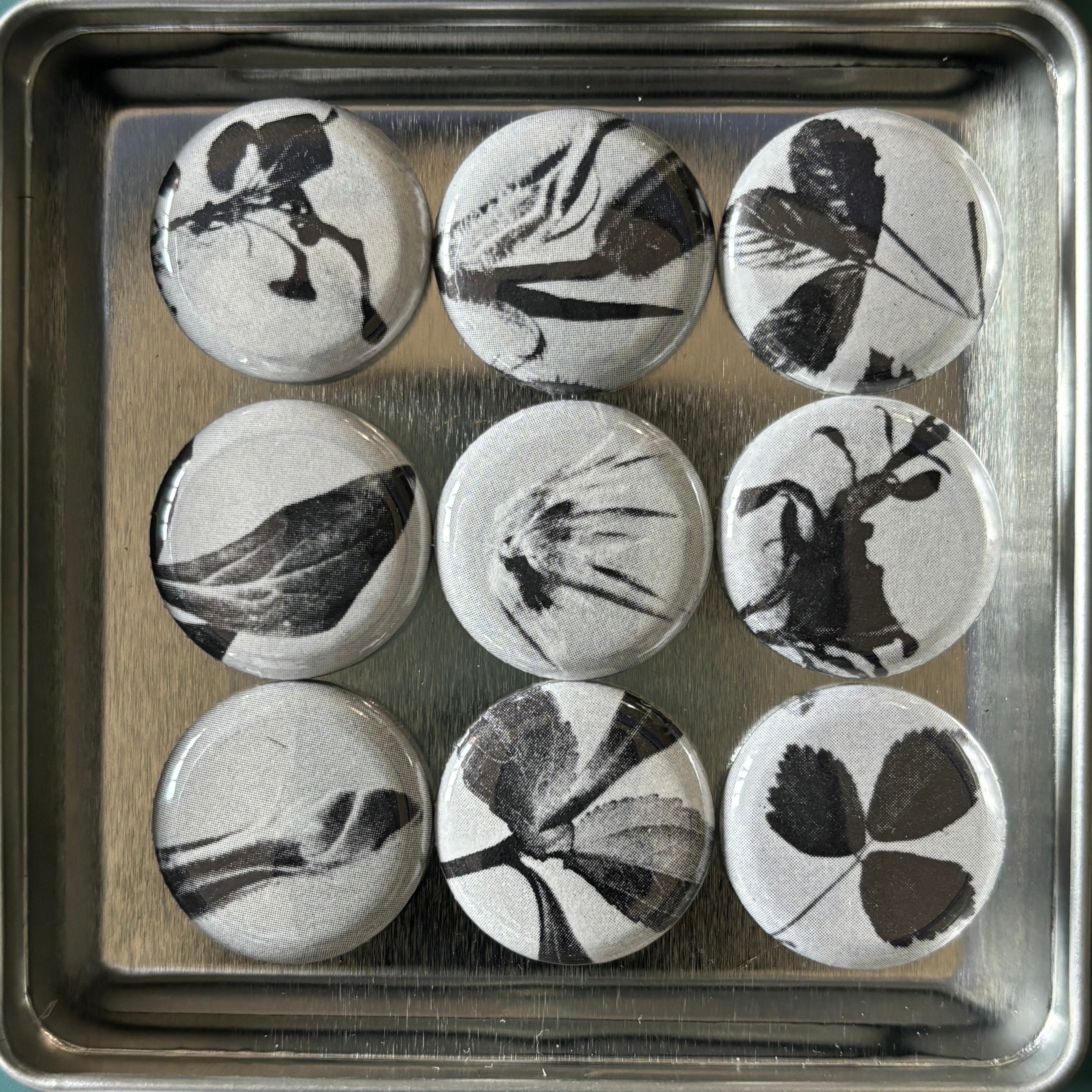 Handmade 1 Round Magnets Featuring Maps, Vintage Papers and Other ...