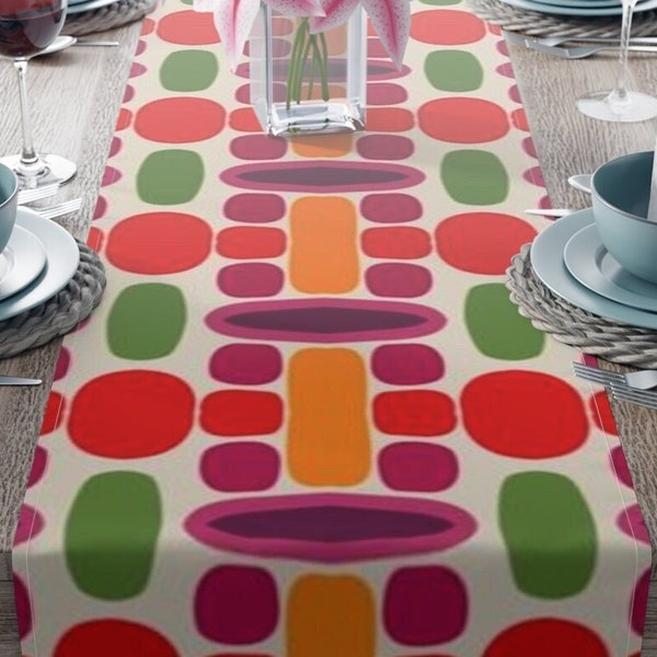 Funky Table Runner - Etsy