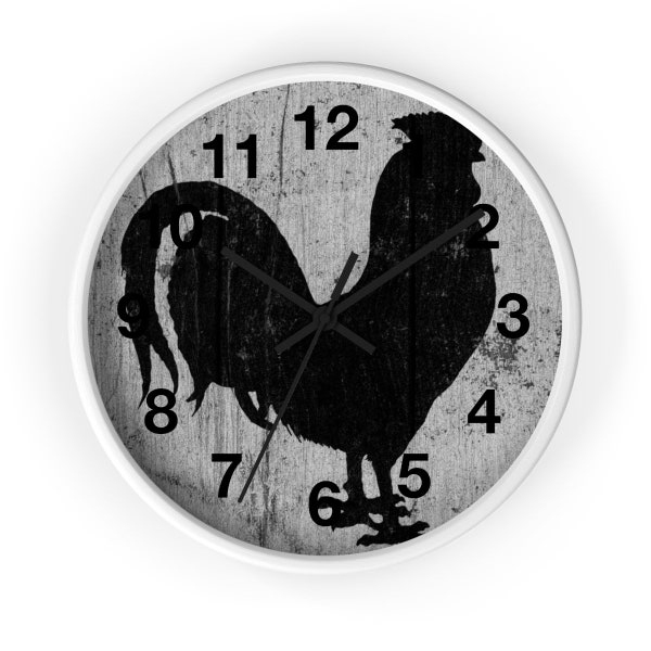 Vintage Rooster Alarm Clock - Etsy