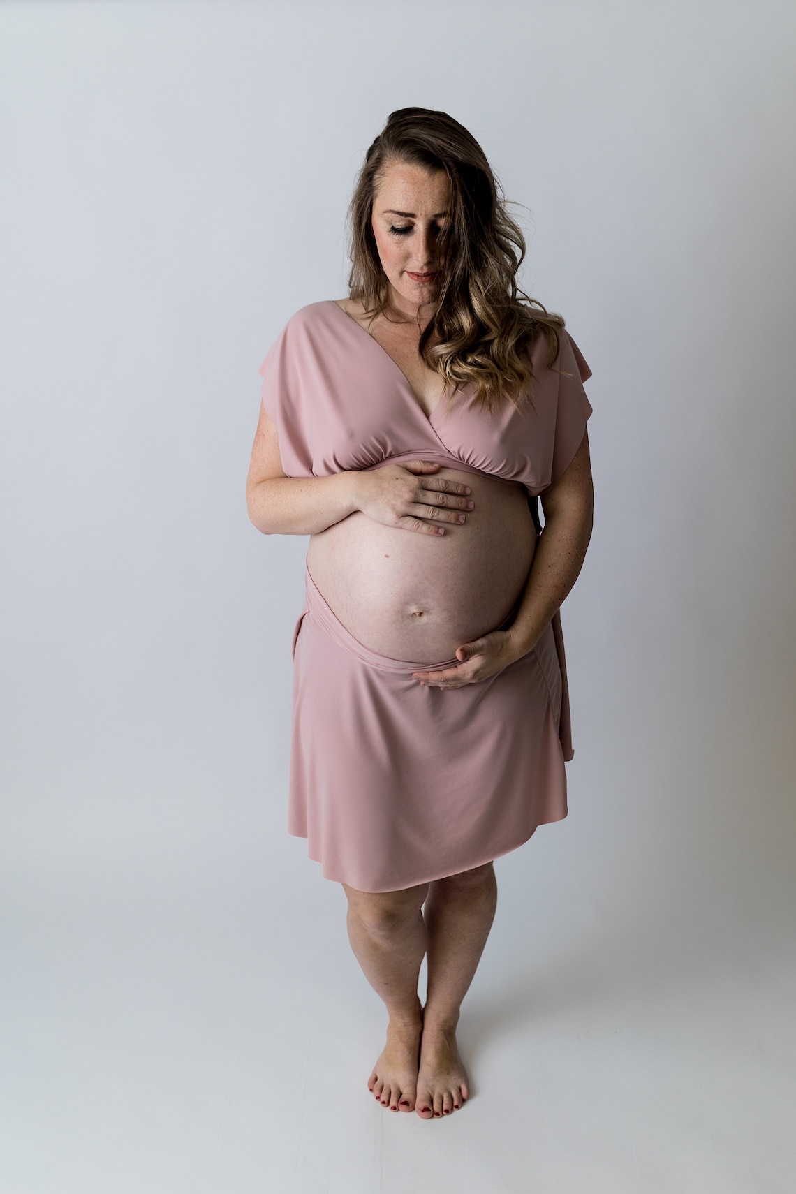 Blush Labour Skirt. Labour Outfit. Made in Canada. Water Birth Skirt ...