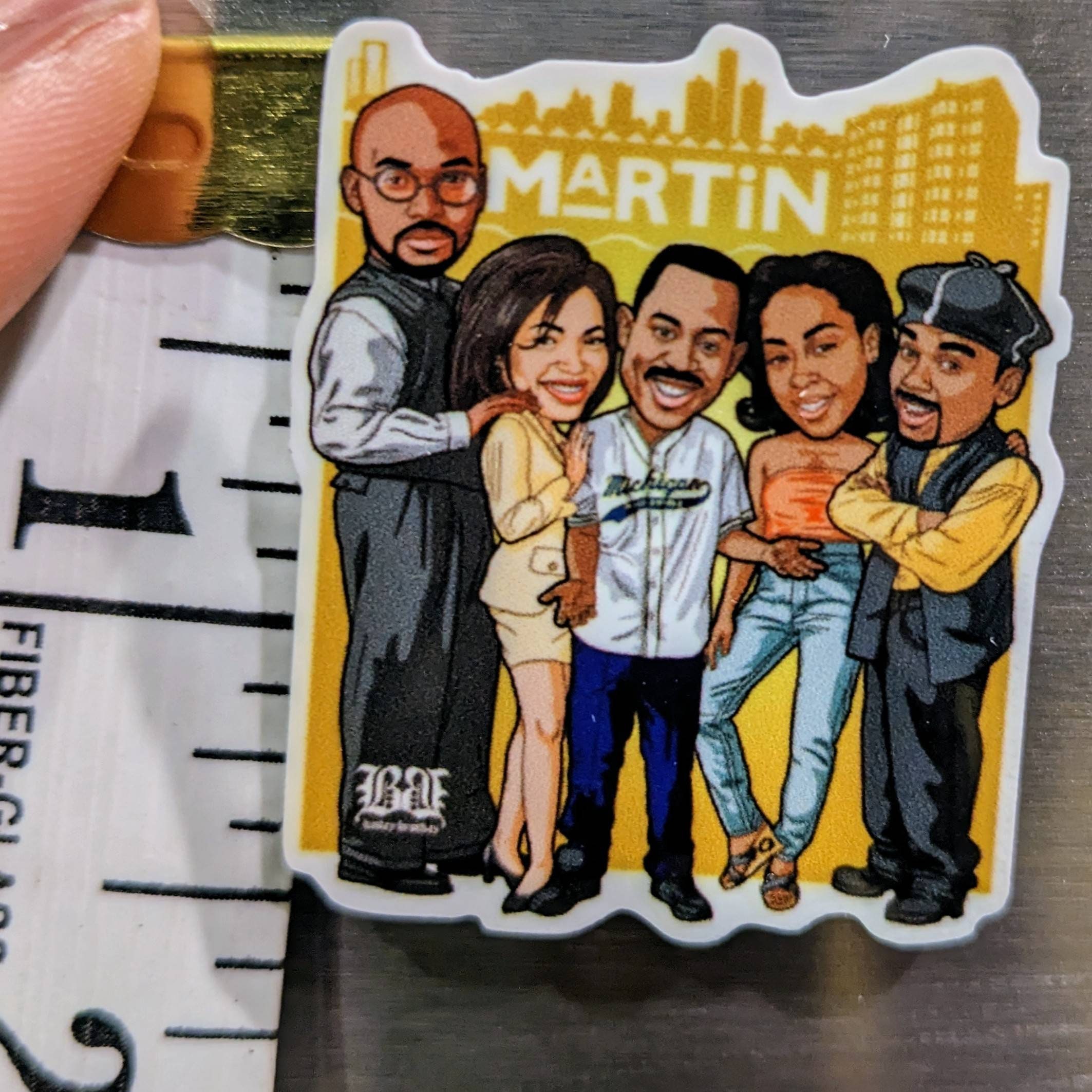 TV 90s Show Comedy Magnet Set Strong Magnet Sets of Three 3 Black TV ...