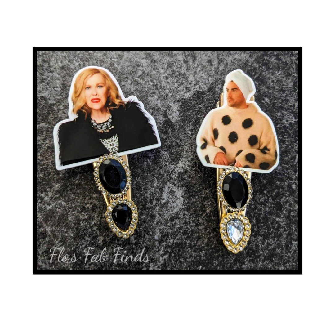 SET OF TWO Character Inspired Nerd Clips | Barrette | Hair Clip ...