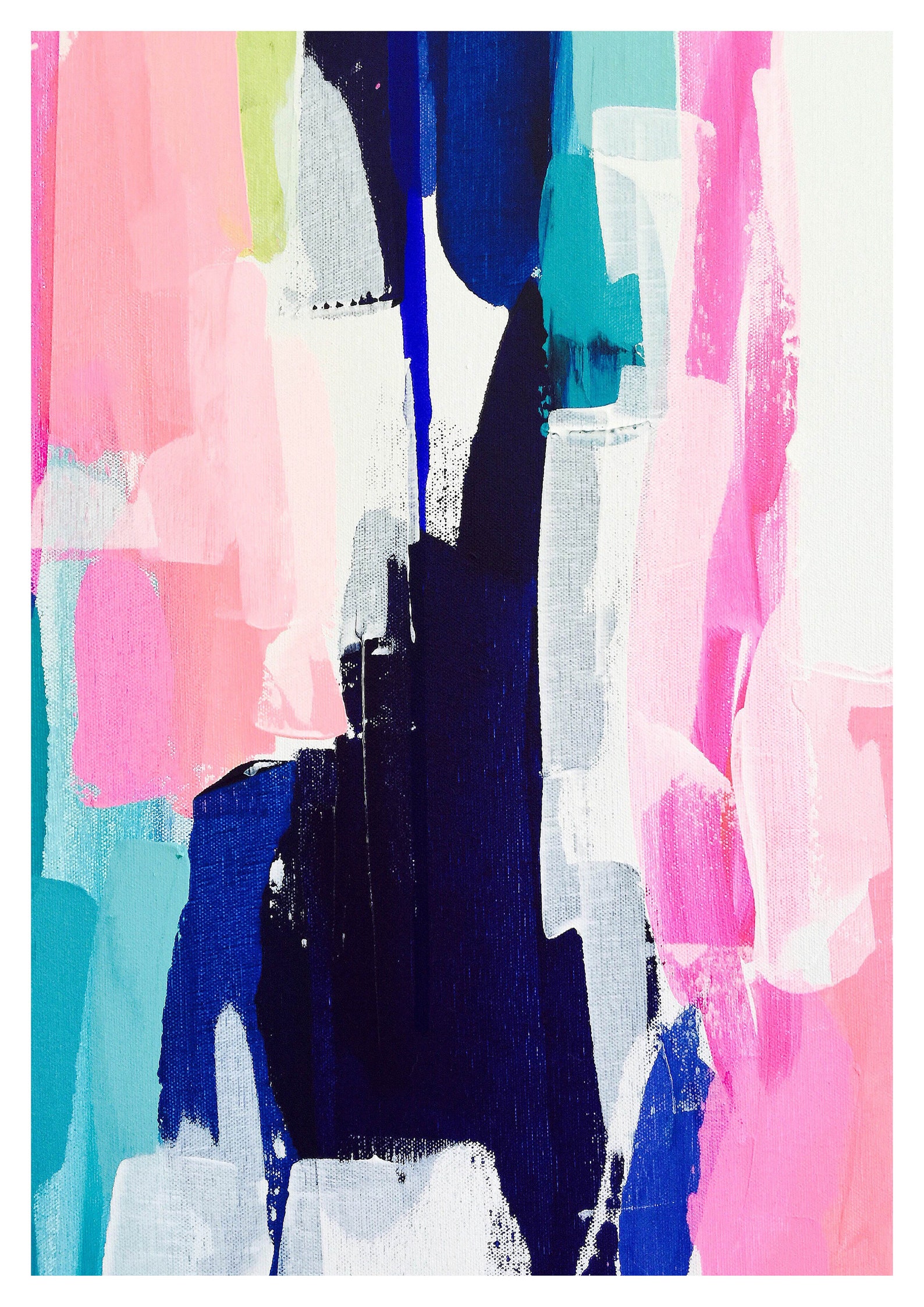 Abstract Floral, Garden of Enid Print, Floral Abstract Giclee Print ...