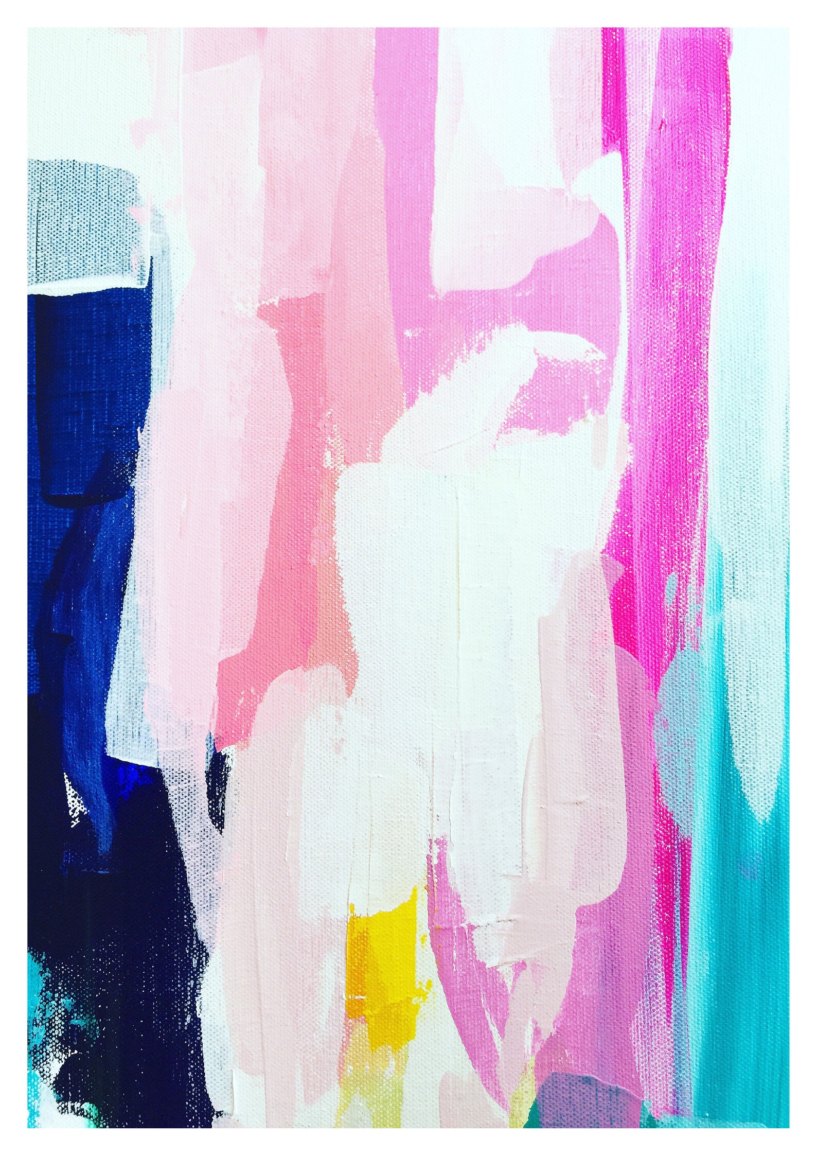 Abstract Floral, Garden of Enid Print, Floral Abstract Giclee Print ...