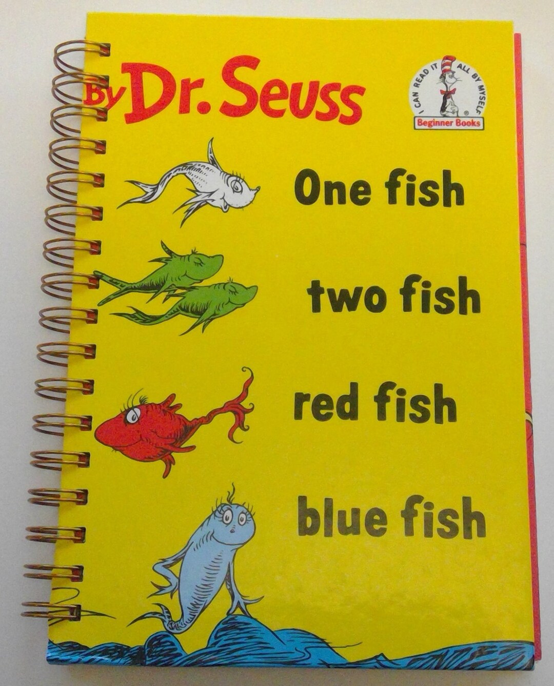 Upcycled Dr. Seuss Journal: One Fish Two Fish Book, Sketchbook - Etsy