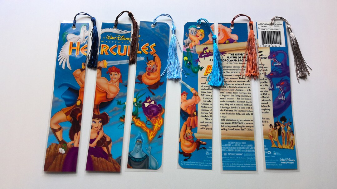 Listing 2 VHS Movie Bookmark Sets, 6 Bookmarks, Book Lover Gift, Movie ...