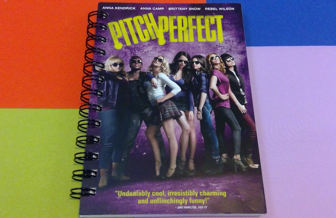 Pitch Perfect,dvd Cover Notebook, Movie Notepad, Blank Notebook, Junk ...
