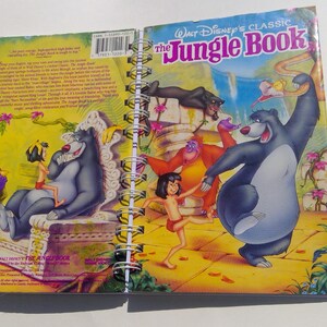 The Jungle Book VHS Notebook, Movie Notepad, Blank Notebook, VHS Cover ...