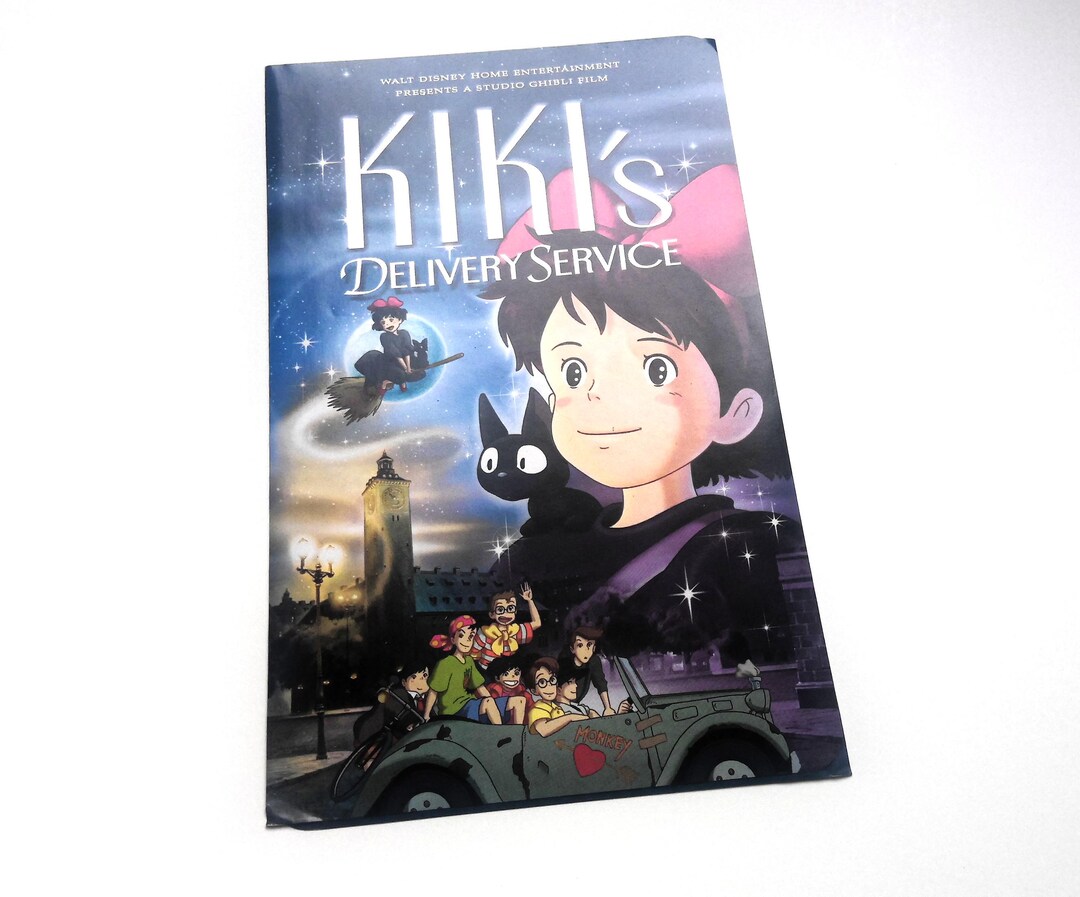 Kiki's Delivery Service VHS Notebook, Movie Notepad, Upcycled Vhs Movie ...