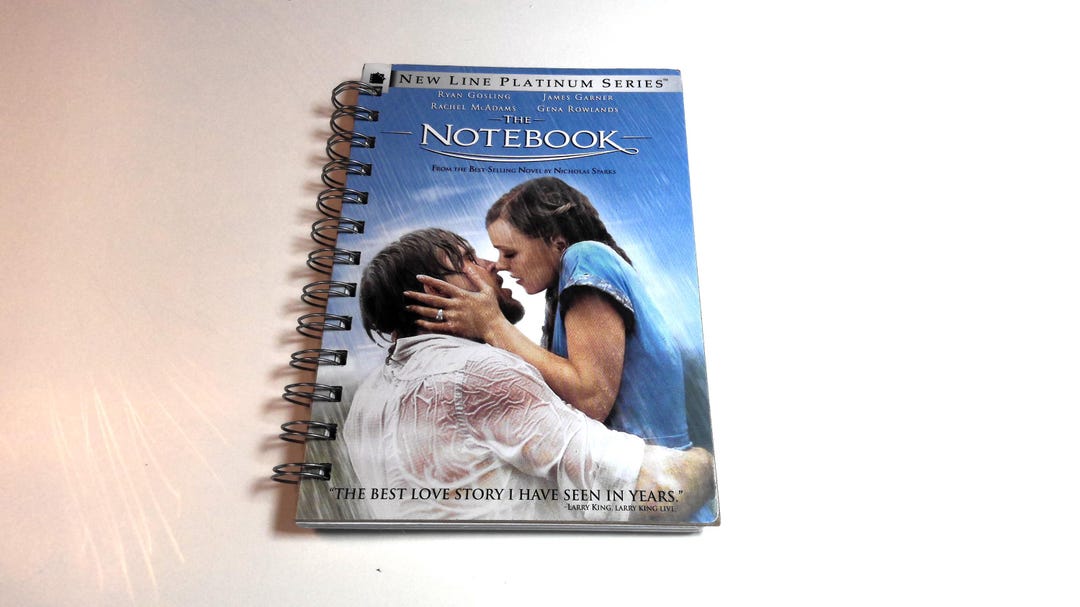 The Notebook VHS or DVD Notebook, Movie Notepad, Blank Notebook, Purse ...
