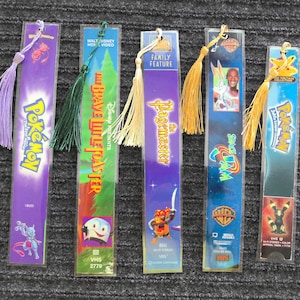 Listing 2, VHS Movie Bookmark, Book Lover Gift, Movie Lover Gift ...