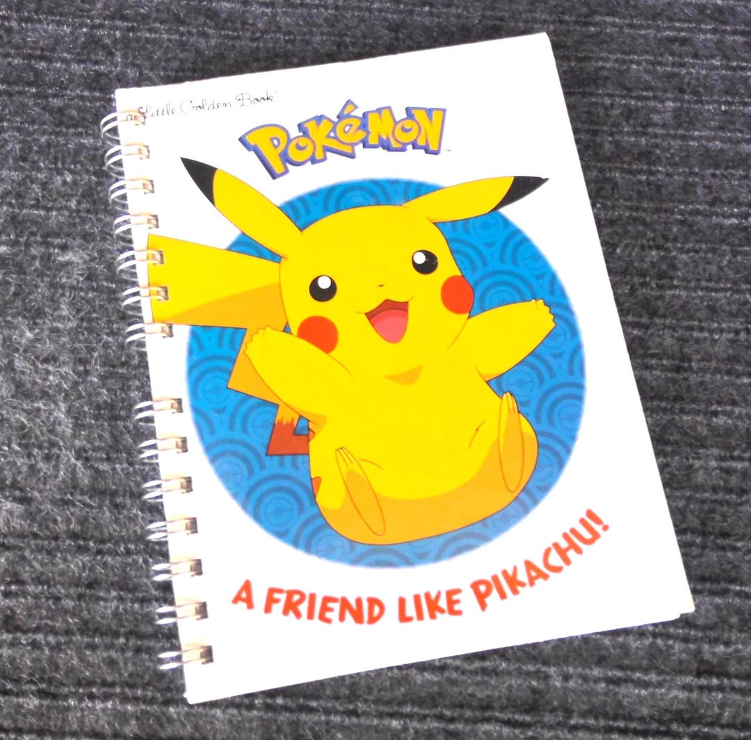 Pokemon A Friend Like Pikachu Storybook Journal – Upcycled and ...