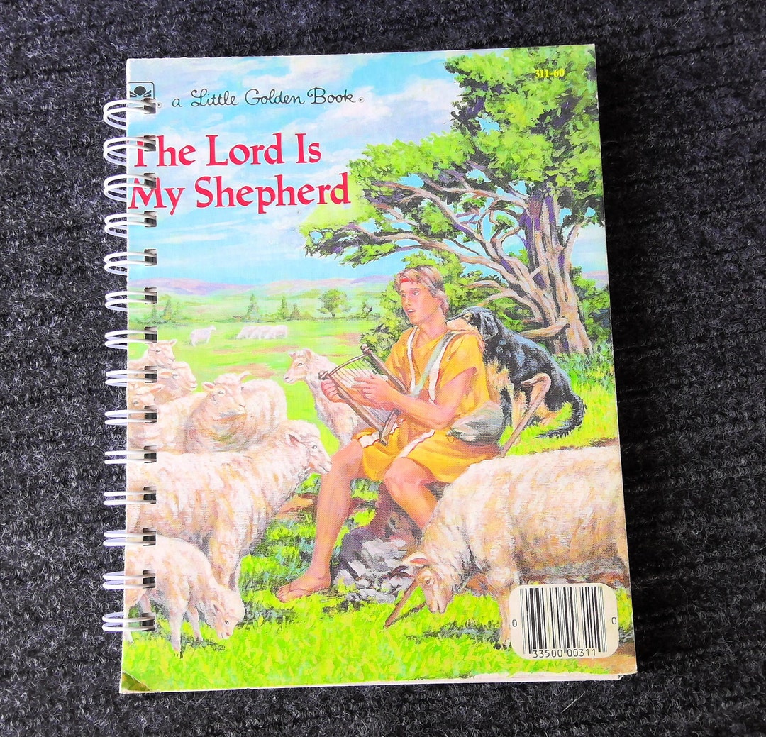The Lord is My Shepherd, Storybook Journal, Repurposed, Recycled Book ...