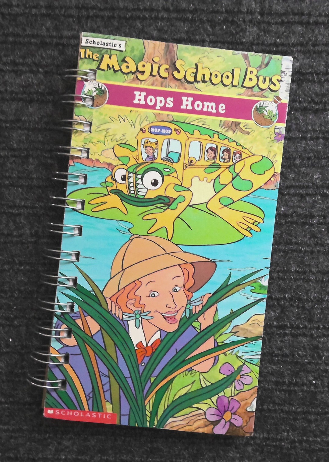 The Magic School Bus VHS Cover Notebook, Movie Notepad, Blank Notebook ...