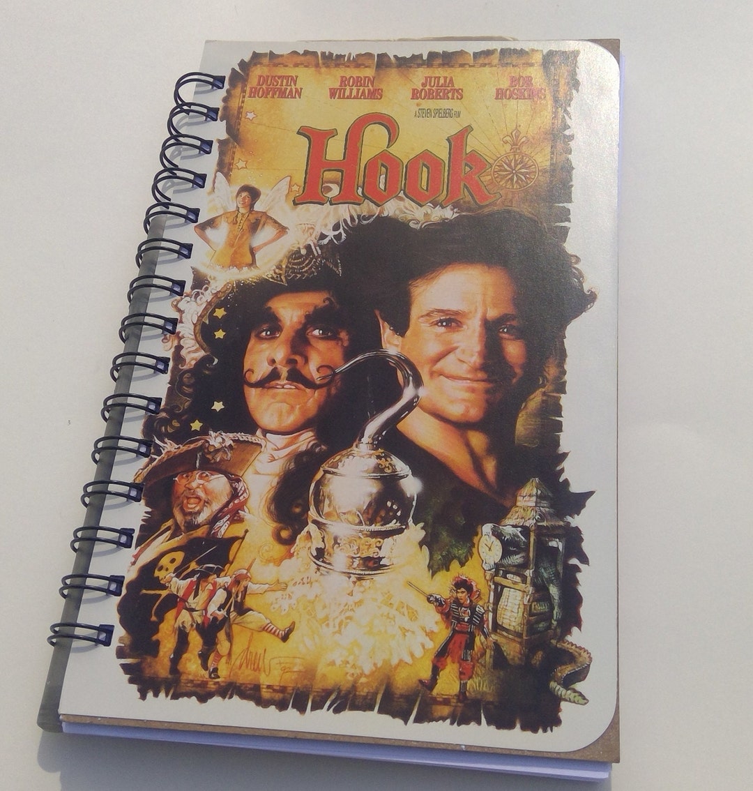 Hook VHS Cover Notebook, Movie Notepad, Blank Notebook, Purse Notebook ...