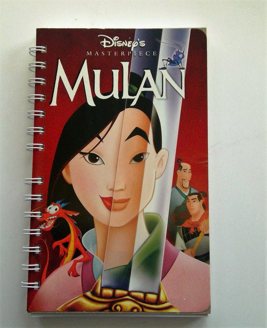 Mulan VHS Cover Notebook – Upcycled Disney Movie Notepad – Handmade ...