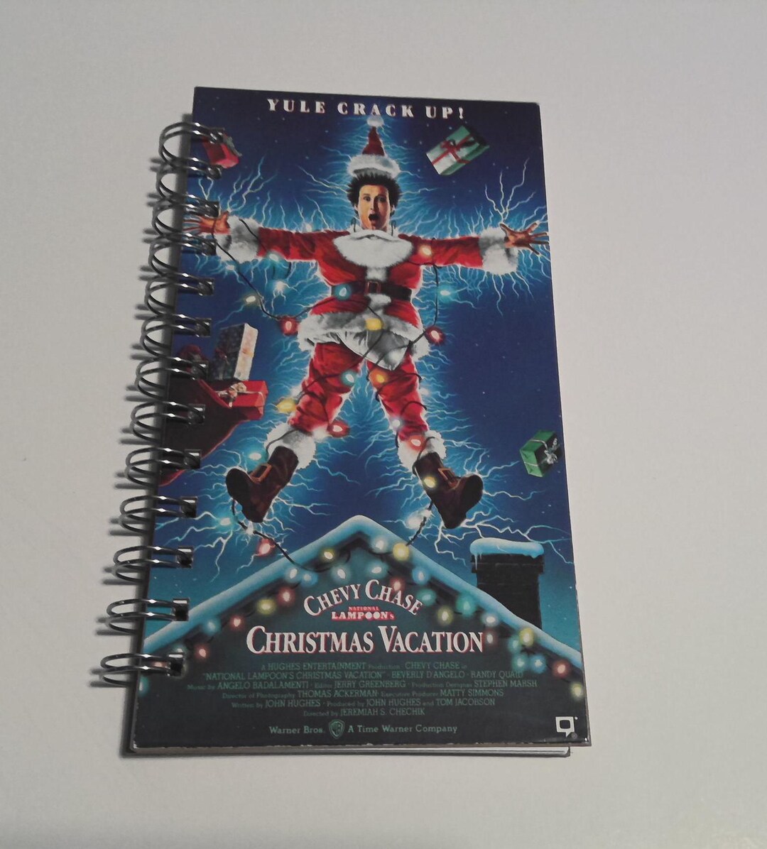 Chevy Chase Christmas Vacation VHS Cover Notebook, Movie Notepad, Blank Notebook, Friendship ...