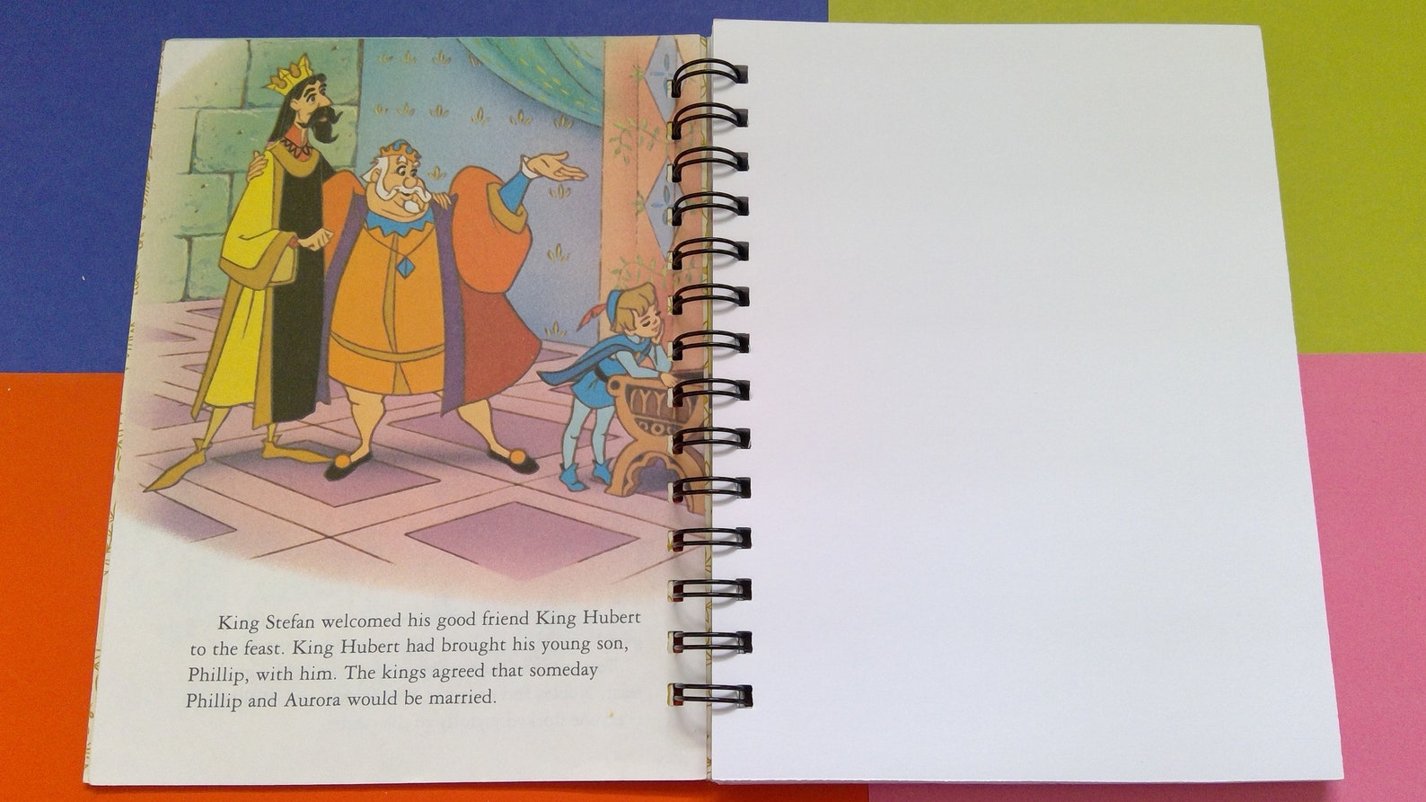 Sleeping Beauty storybook journal recycled Little Golden | Etsy