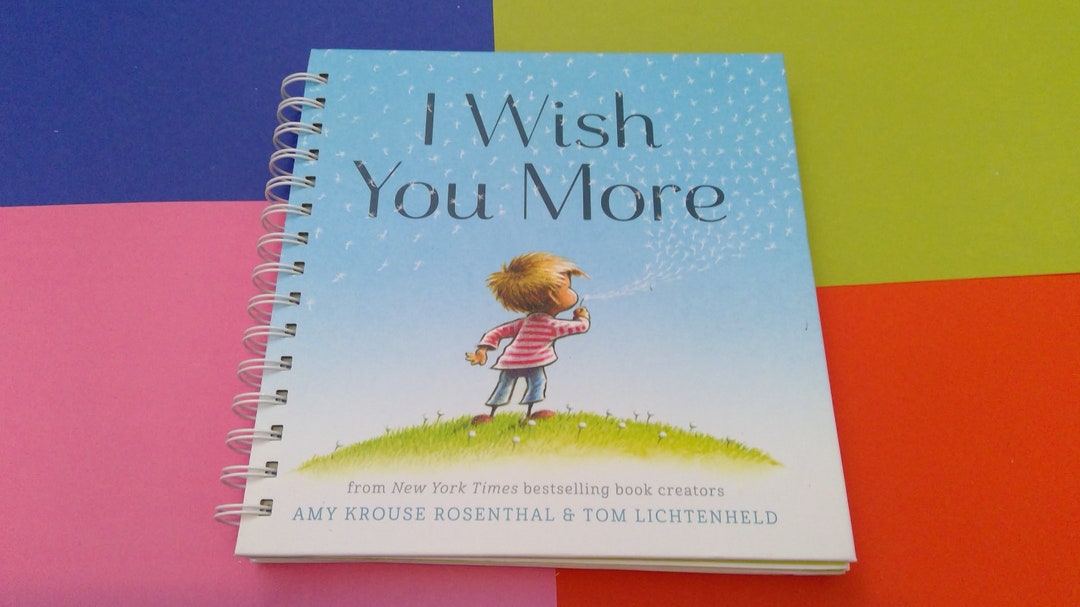 I Wish You More Storybook Journal – Upcycled, Repurposed Baby Journal ...