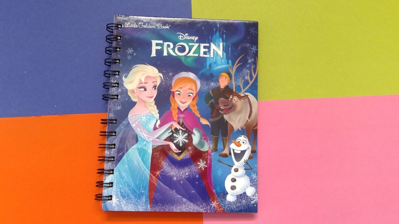 Frozen Elsa and Anna Storybook Journal Disney Autograph | Etsy