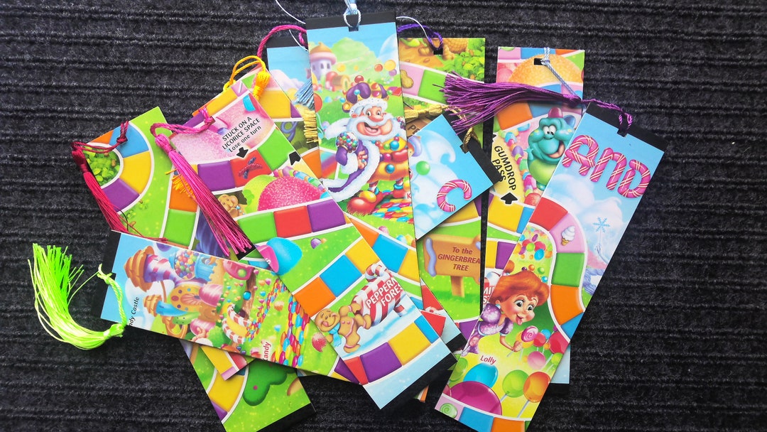 Candyland Game Board Bookmark With Tassel: Reader Gift - Etsy