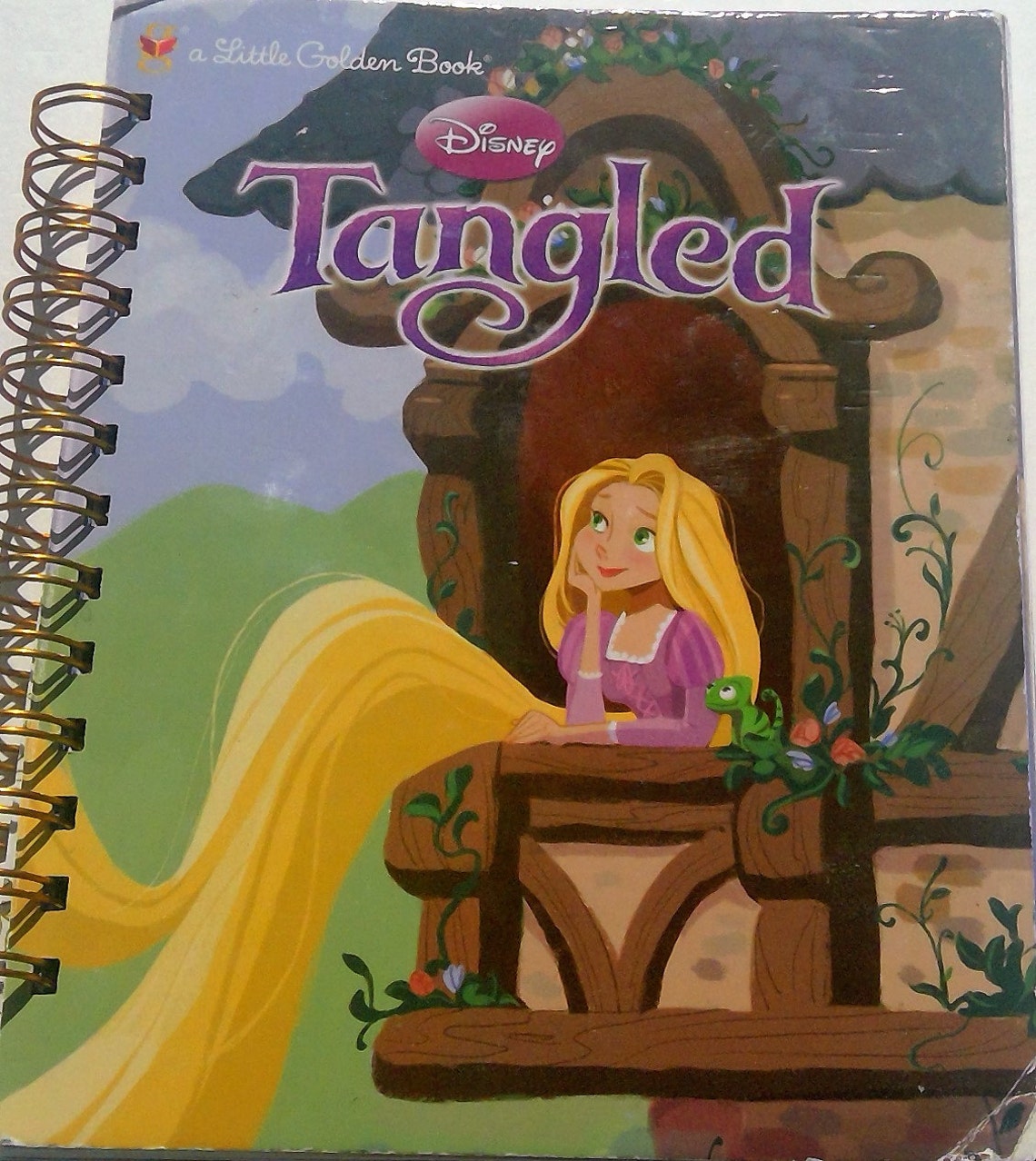 Tangled storybook journal upcycled repurposed journal | Etsy