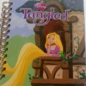 Tangled, Storybook Journal, Upcycled, Repurposed Journal, Notebook ...