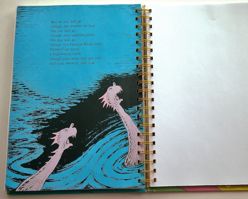 Oh, the Places You'll Go Recycled Journal – A Whimsical Graduation ...