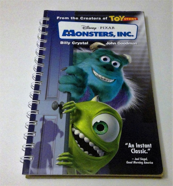 Monsters Inc VHS Notebook Movie Notepad Blank Notebook VHS - Etsy