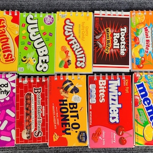 Theater Candy Box Notebook | Upcycled Junk Journal | Purse Notebook ...