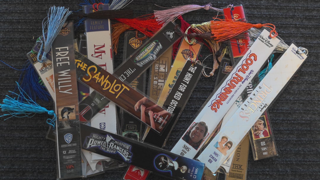Listing #6, VHS Movie Bookmark, Book Lover Gift, Movie Lover Gift ...