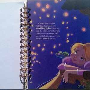 Tangled, Storybook Journal, Upcycled, Repurposed Journal, Notebook ...