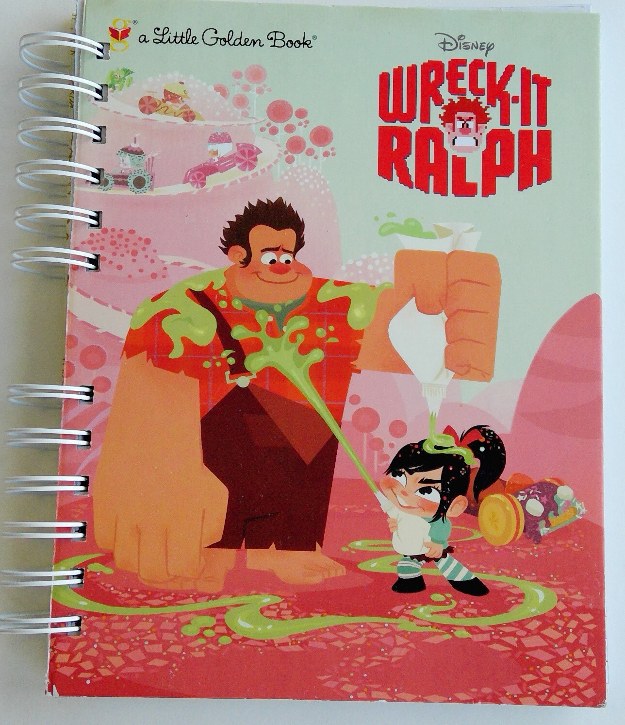 Wreck It Ralph storybook journal recycled book turned | Etsy