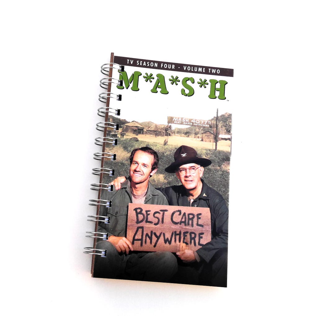 MASH, MASH VHS Notebook, Movie Notepad Upcycled, Repurposed, Unique ...