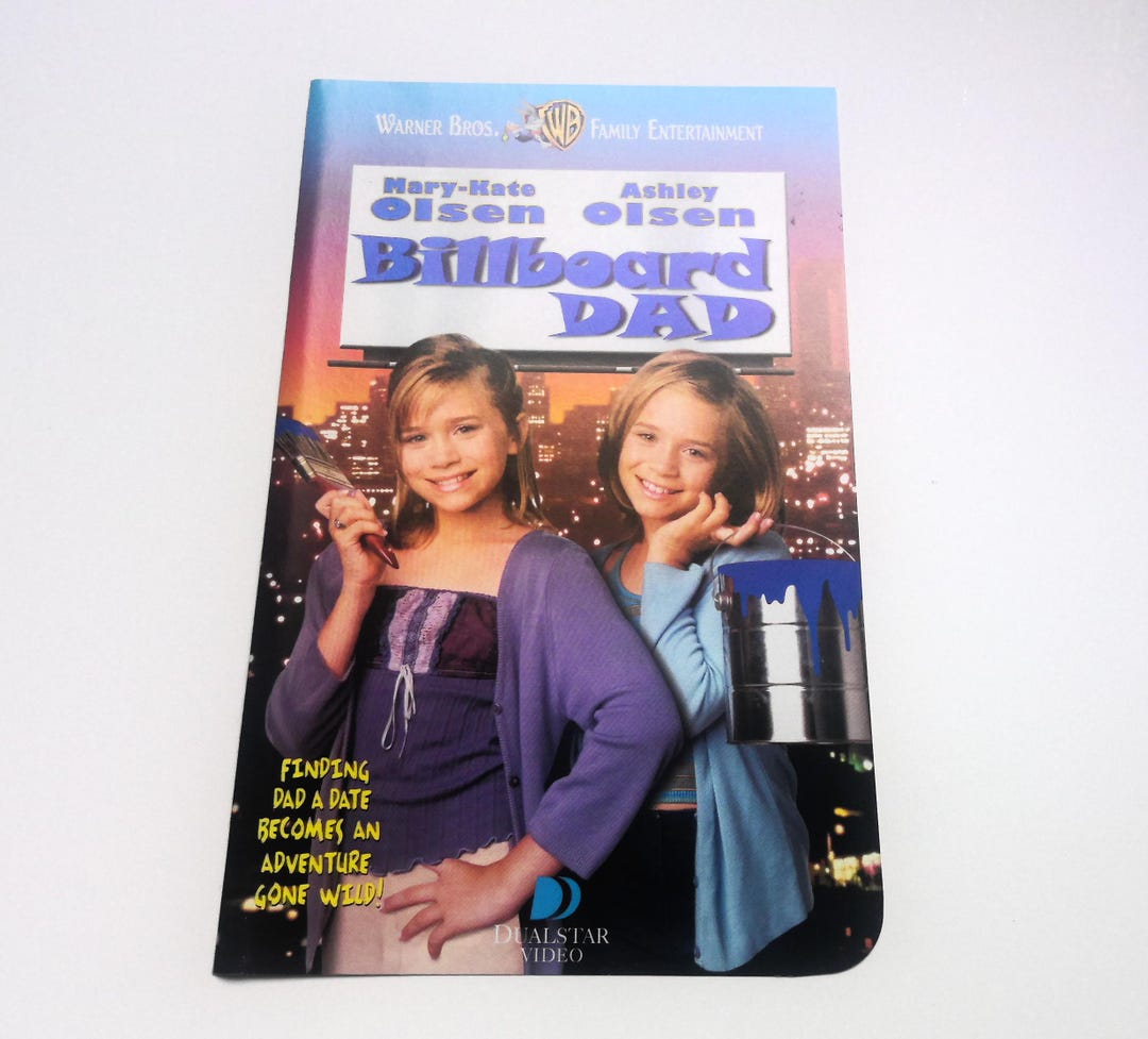 Billboard Dad Notebook Made From Original VHS Cover – Mary-kate and ...