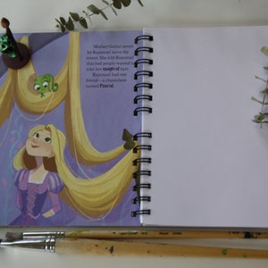 Tangled, Storybook Journal, Upcycled, Repurposed Journal, Notebook ...
