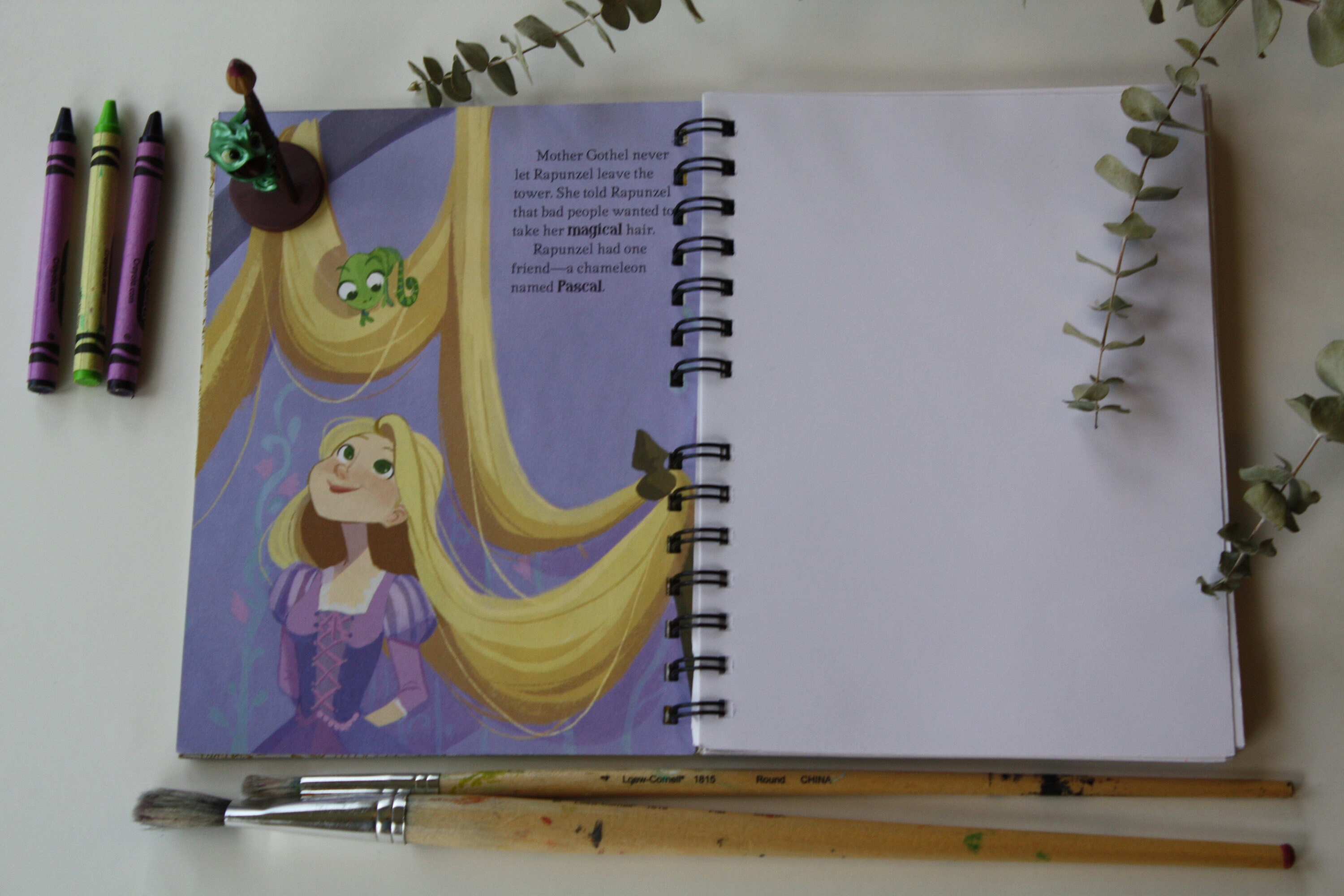 Tangled Storybook Journal Upcycled Repurposed Journal - Etsy