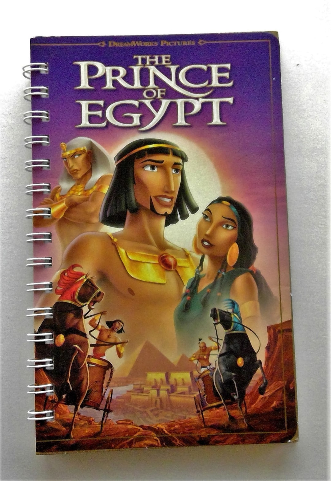The Prince of Egypt VHS Cover Notebook Movie Notepad - Etsy