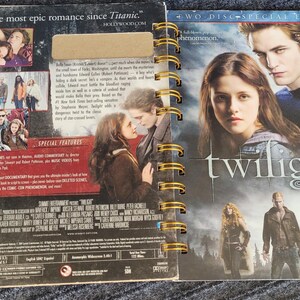 Twilight Upcycled VHS Notebook – Movie Lover’s Journal, Handmade Blank ...