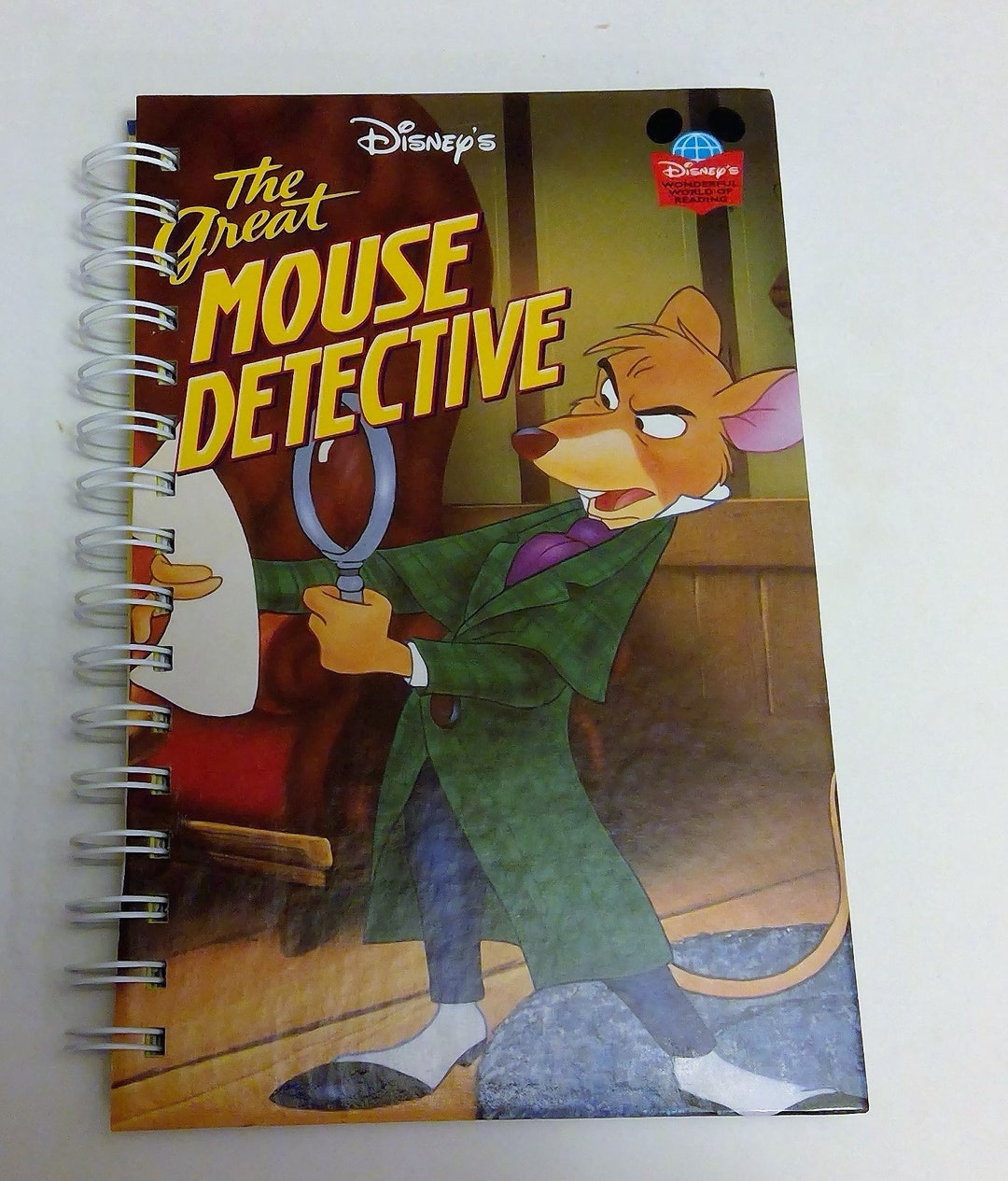 The Great Mouse Detective Upcyled Journal Notebook, Storybook Journal ...