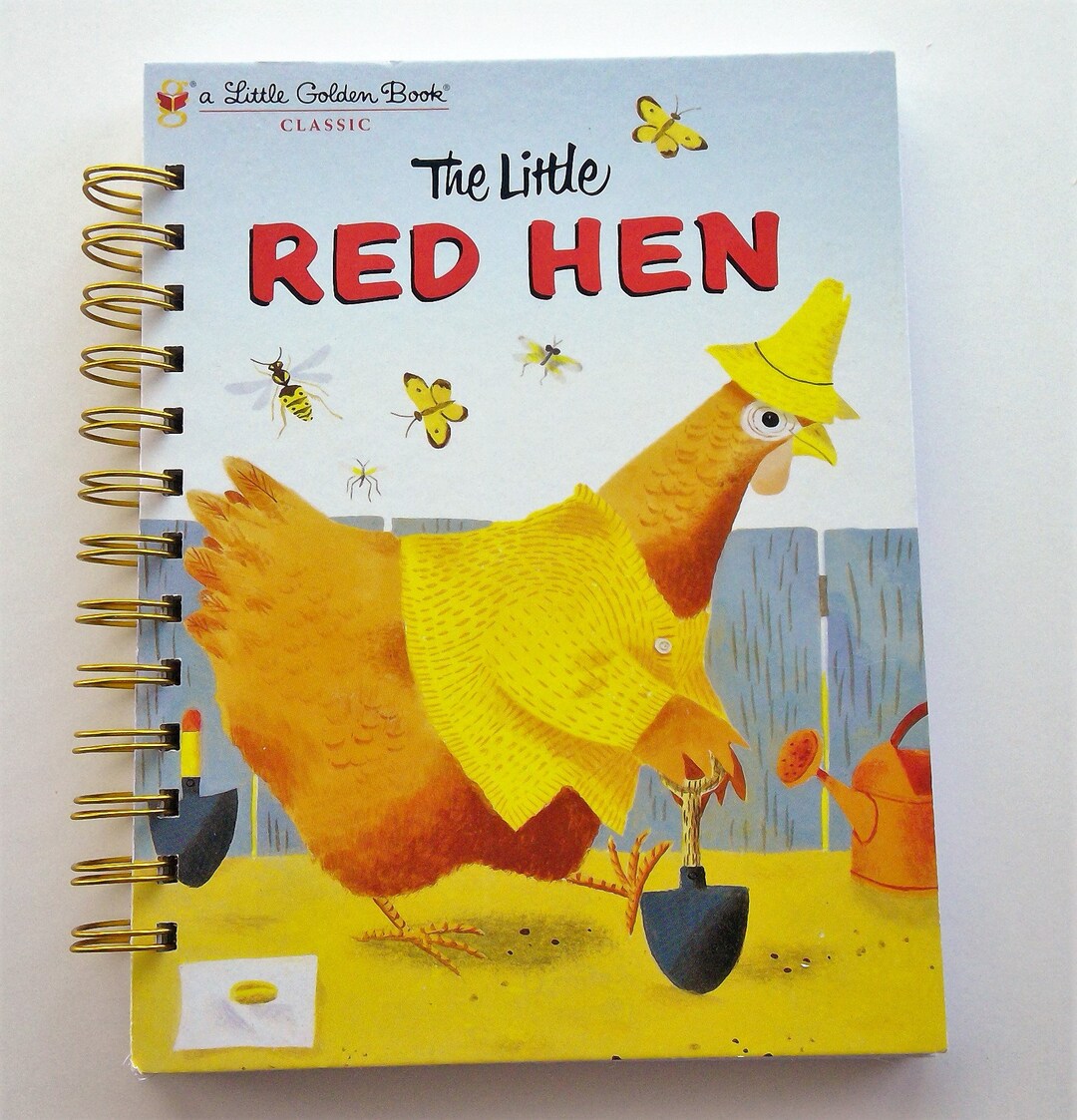 The Little Red Hen, Storybook Journal, Book Turned Journal, Diary ...