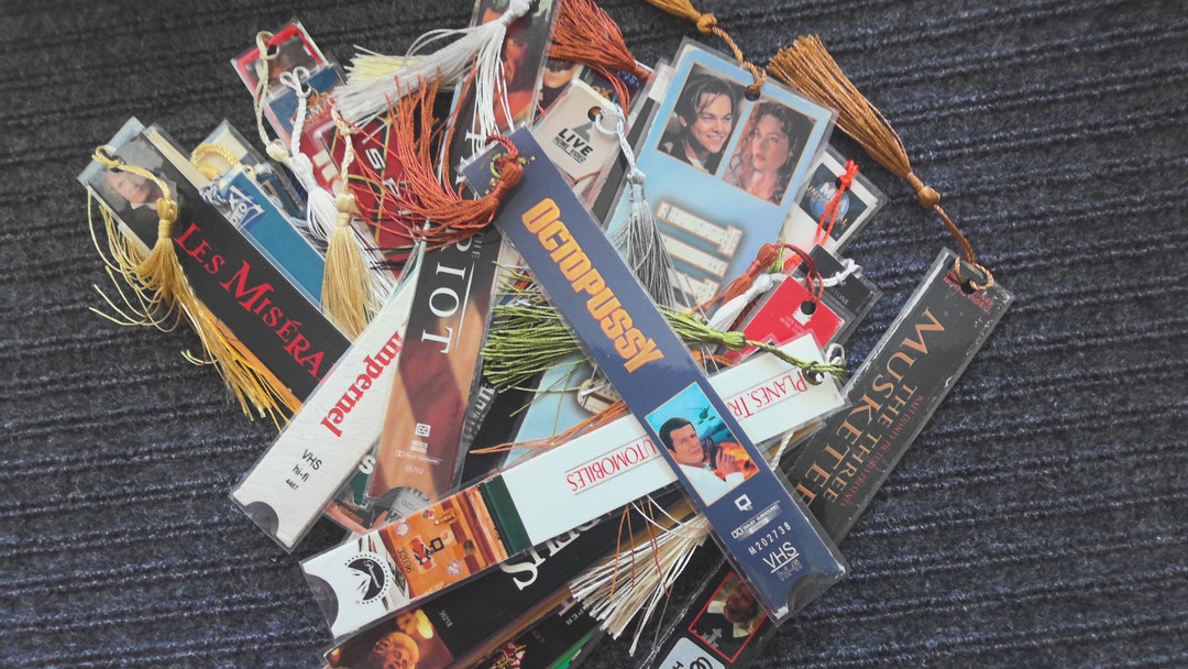 Listing 17, VHS Movie Bookmark, Book Lover Gift, Movie Lover Gift ...