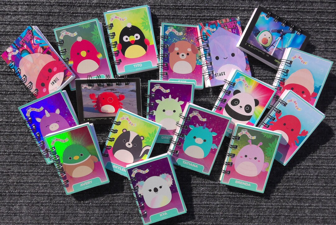 Squish Mallow Mini Notebooks, Little Notebook, Upcycled Original Squish ...