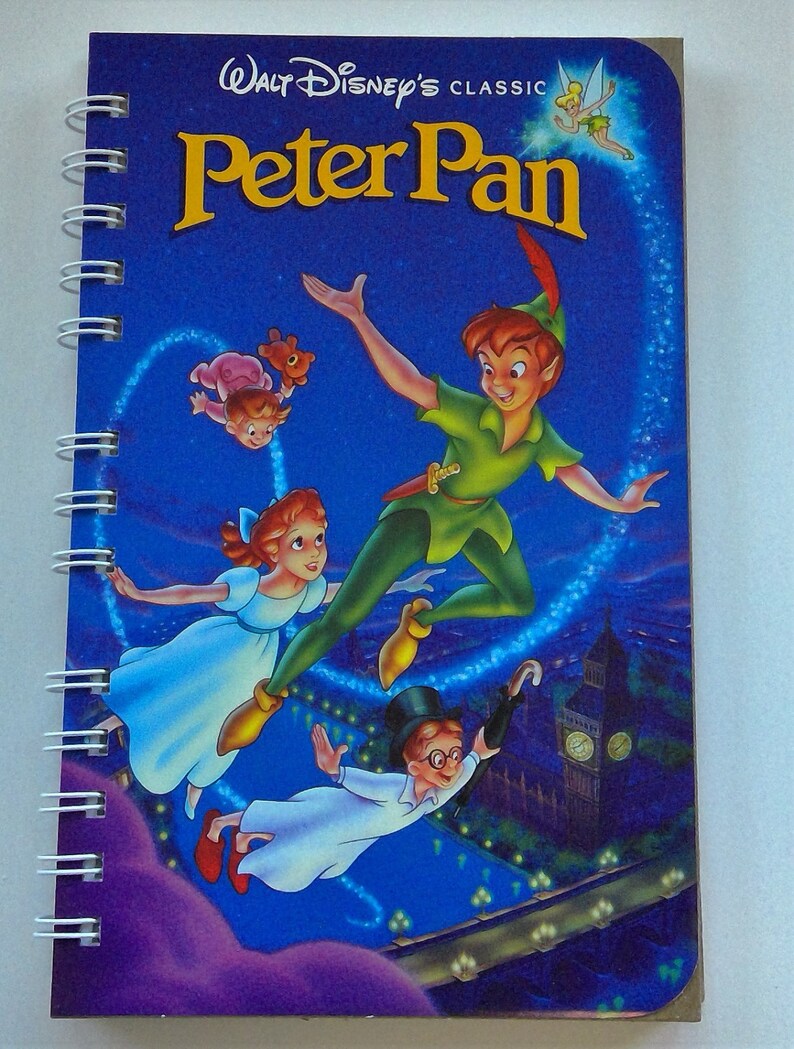 Peter Pan VHS Notebook Movie Notepad Blank Notebook VHS | Etsy