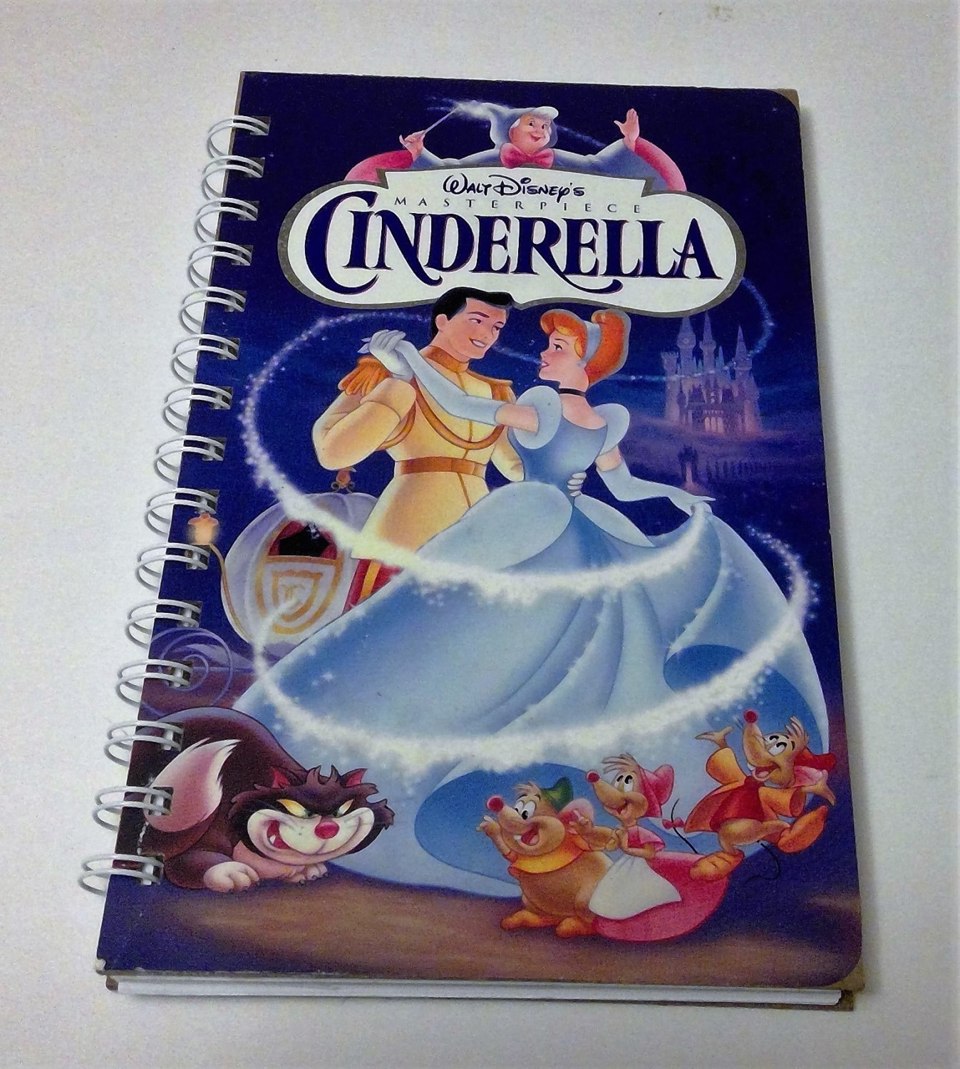 Cinderella VHS Movie Notebook, Disney Junk Journal - Etsy