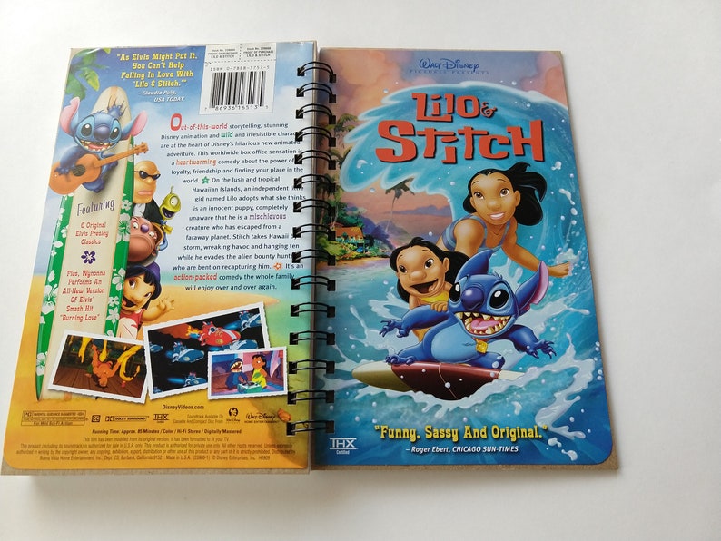 Lilo and Stitch VHS Notebook Movie Notepad Blank Notebook - Etsy