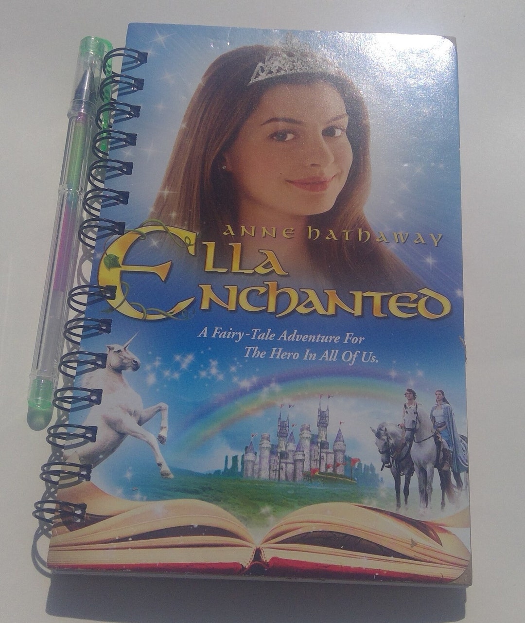 Ella Enchanted Recycled VHS Notebook, VHS Movie, Notepad, Unique Gift ...
